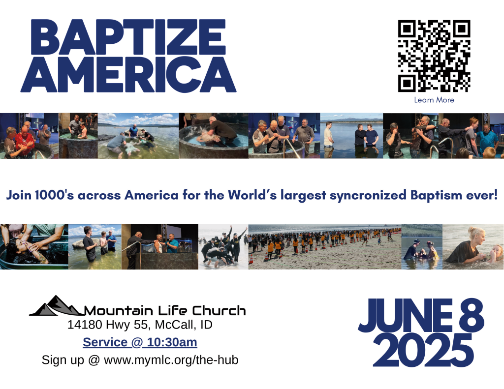 Baptize America - McCall Idaho, Let's Go!
